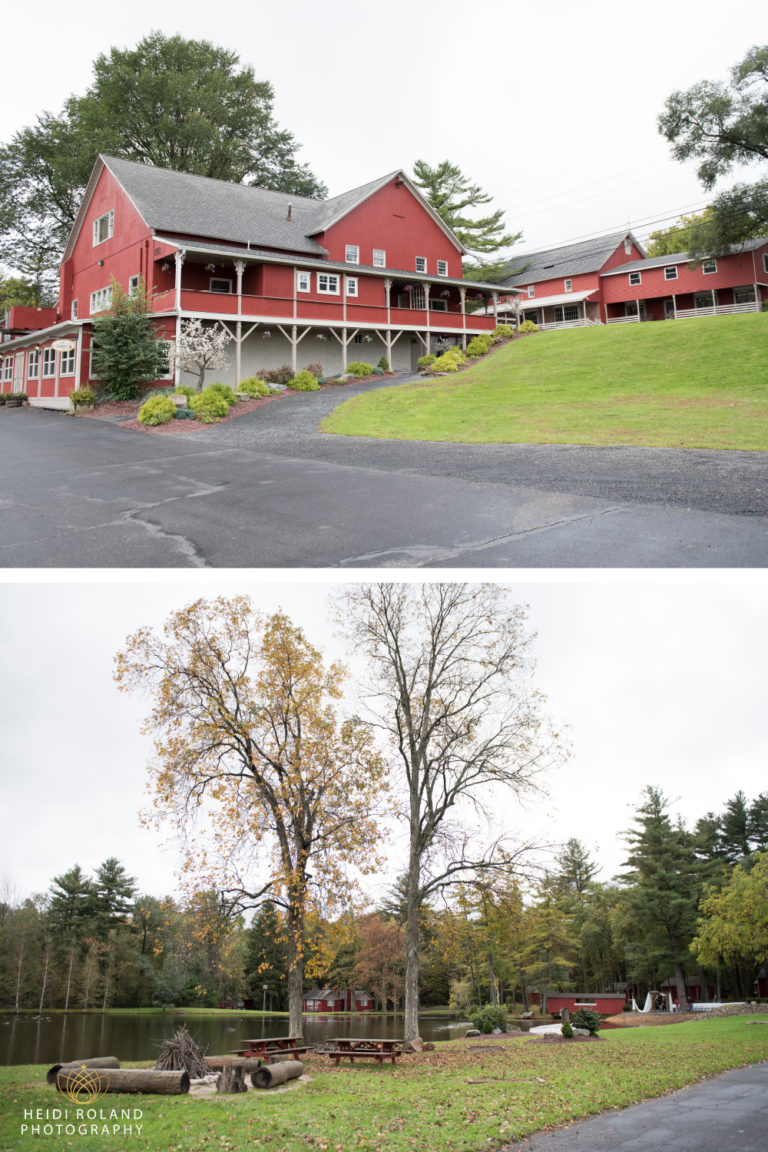 PA barn Wedding in the Poconos Memomorytown USA