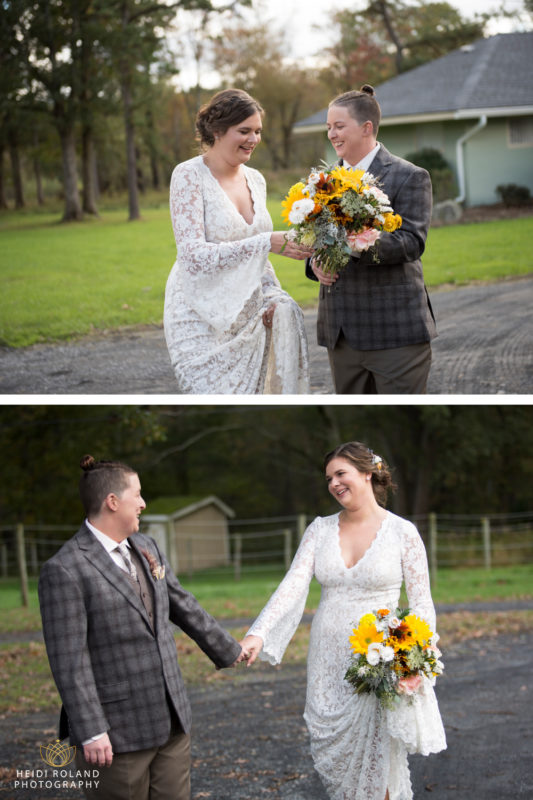 PA barn Wedding in the Poconos Memomorytown USA