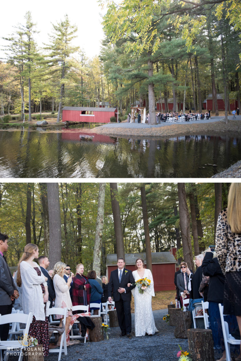 PA barn Wedding in the Poconos Memomorytown USA