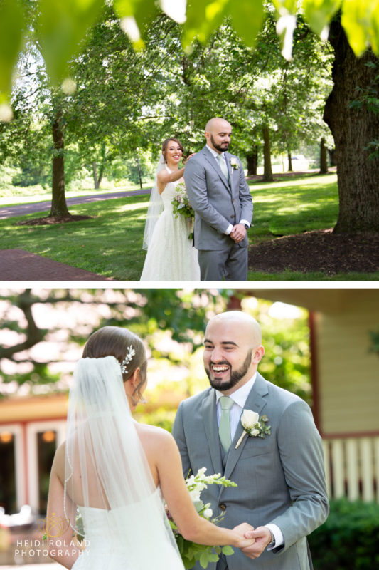 Joseph Ambler Inn Ceremony North Wales, PA - Heidi Roland Photography