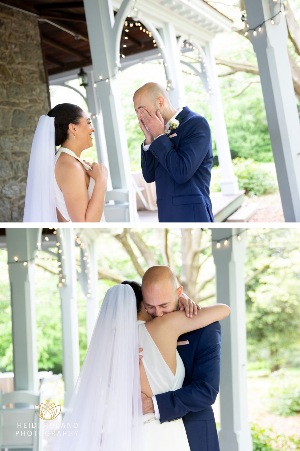 Portico Garden Wedding Philadelphia PA Nature Venue