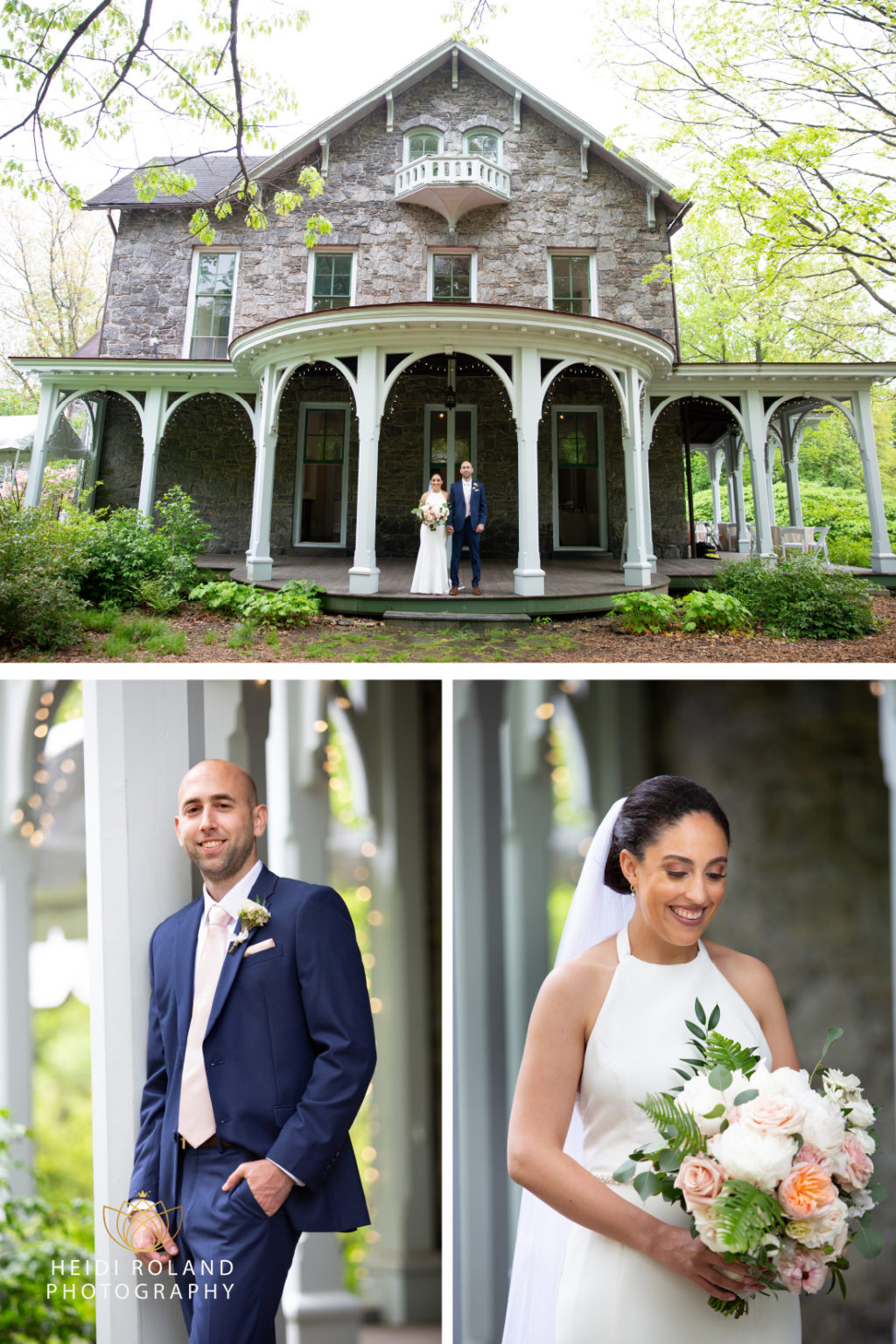 Portico Garden Wedding Philadelphia PA Nature Venue