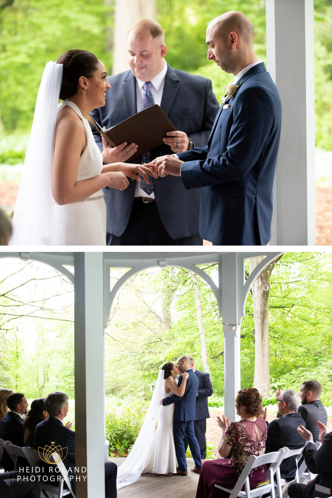 Portico Garden Wedding Philadelphia PA Nature Venue