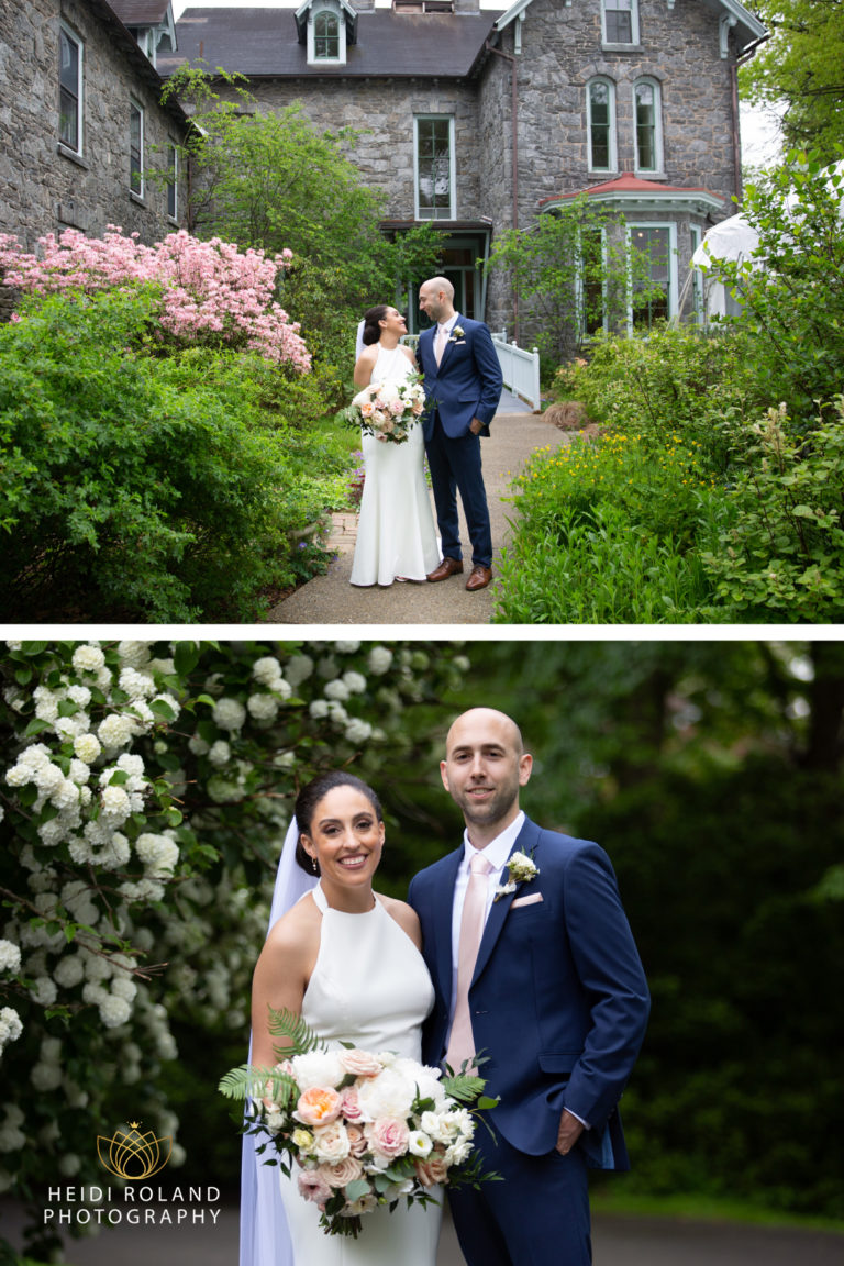 Portico Garden Wedding Philadelphia PA Nature Venue