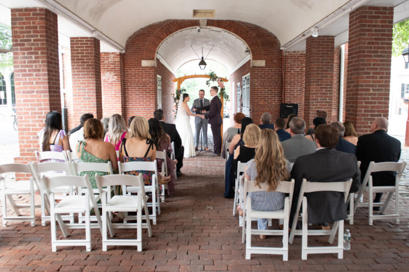 Small Headhouse Square Wedding The Shambles Philadelphia PA