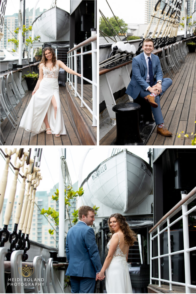 Moshulu Boat Wedding Philadelphia PA - Heidi Roland Photography