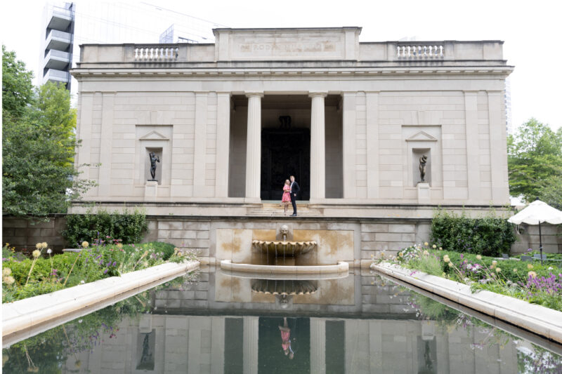 Rodin Museum Proposal Philadelphia PA garden surprise