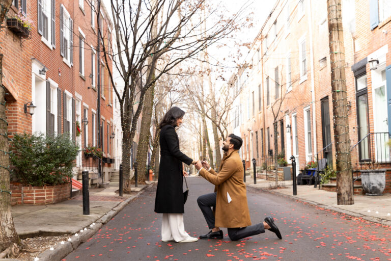 Prettiest Street for a Proposal In Philadelphia - Heidi Roland Photography