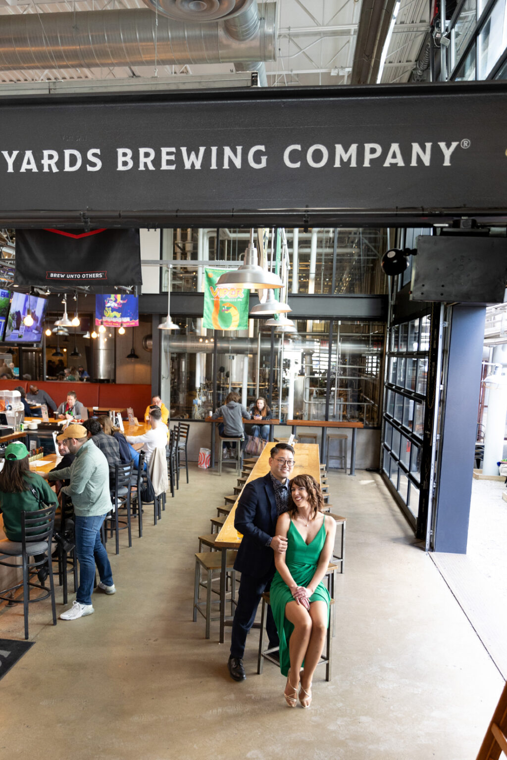 Yards Brewing Company Wedding Anniversary Philadelphia
