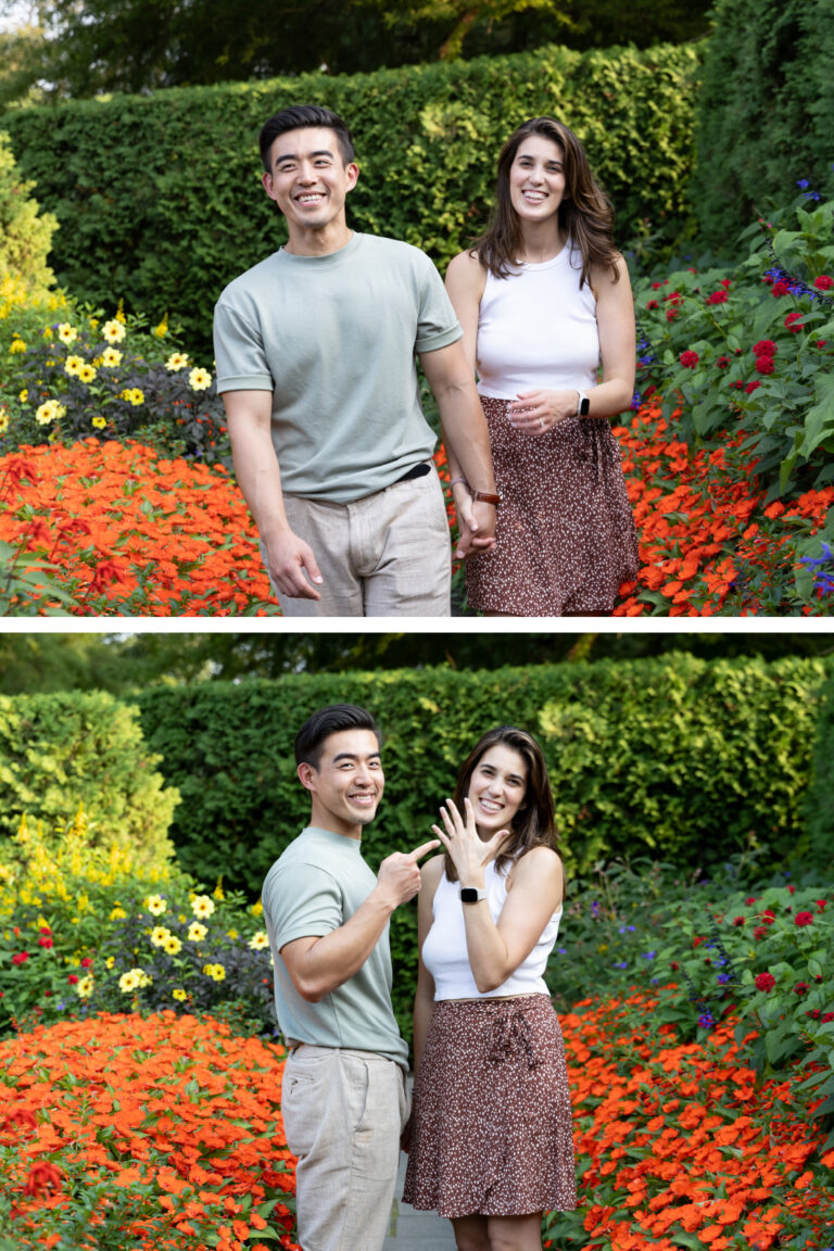 Longwood Gardens Surprise Proposal - Heidi Roland Photography